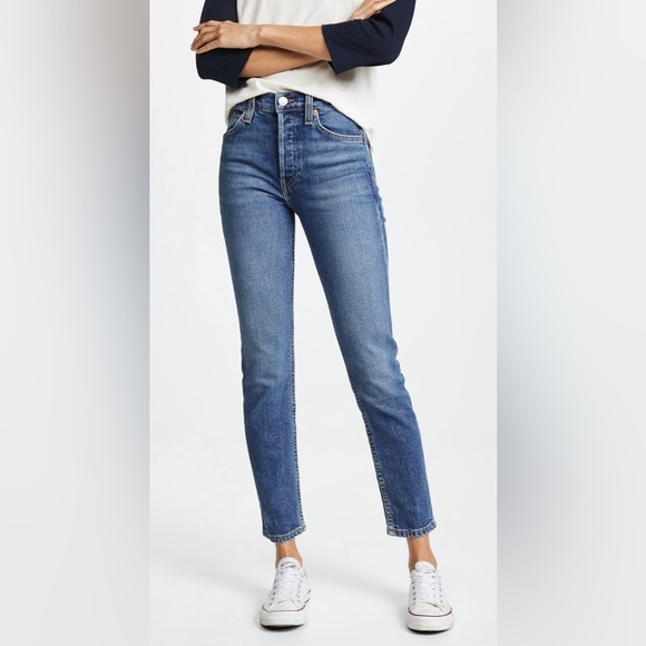 Re/Done | Jeans | Redone 9s High Rise Ankle Crop Jeans | Poshmark